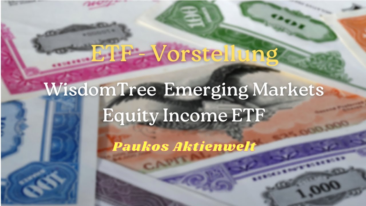 Wisdom Tree Equity Income ETF-hohe Ausschüttungen, ein zweiter iShares ...