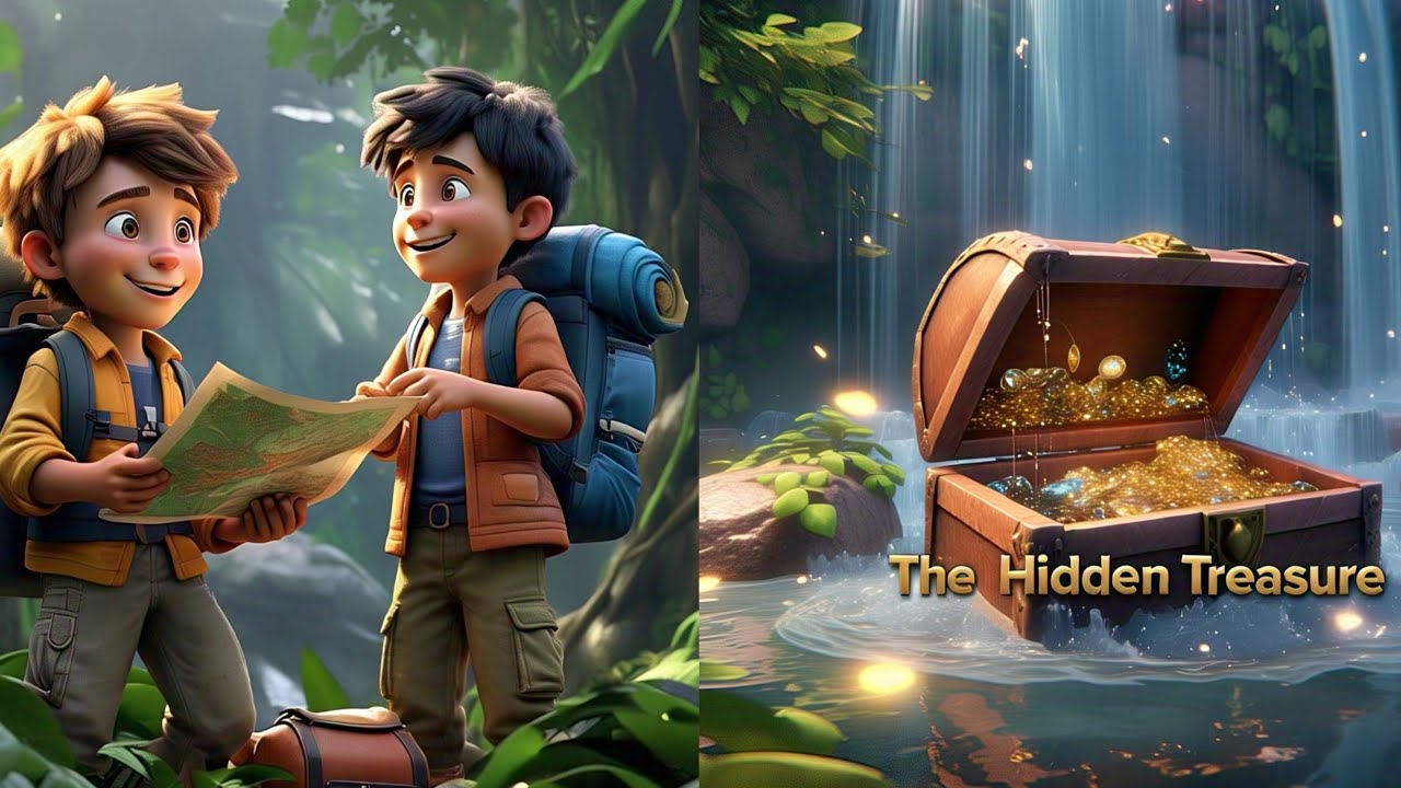 Adventure Story|The Hidden Treasure|The Secret of Waterfalls - YouTube