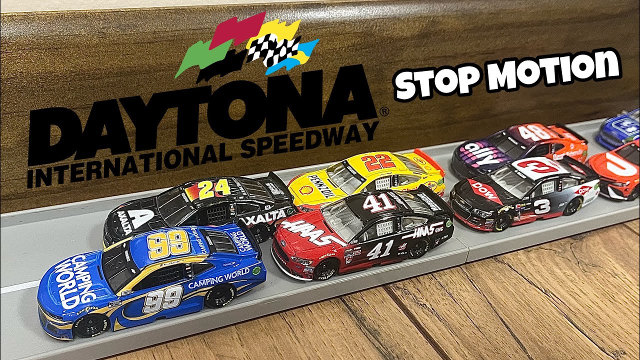 Nascar 2023 Daytona 500 Stop Motion - YouTube