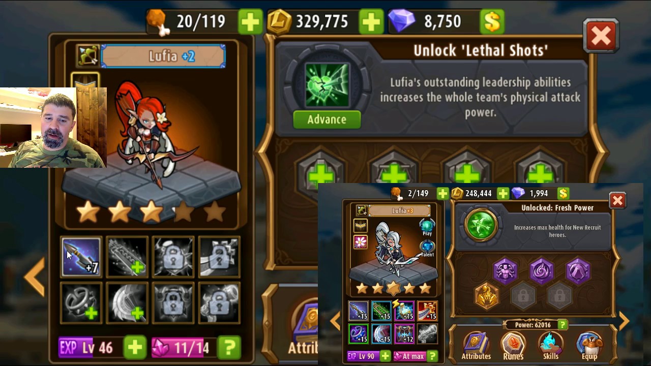Magic Rush - Lufia @ 90 Gold Star - YouTube