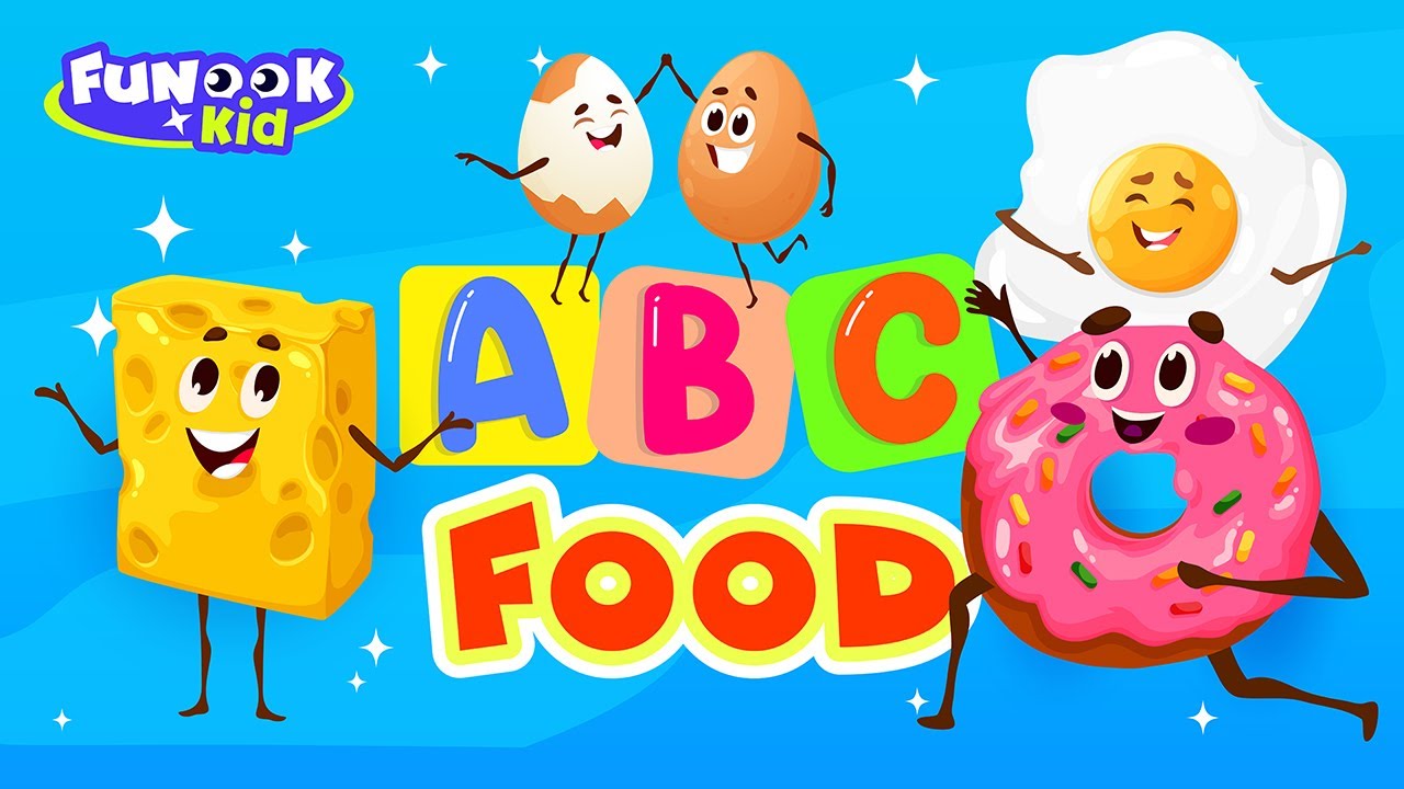 Learning Food ABC A to Z 🥘🍜🍲 | Food Alphabet Name Flashcards for ...
