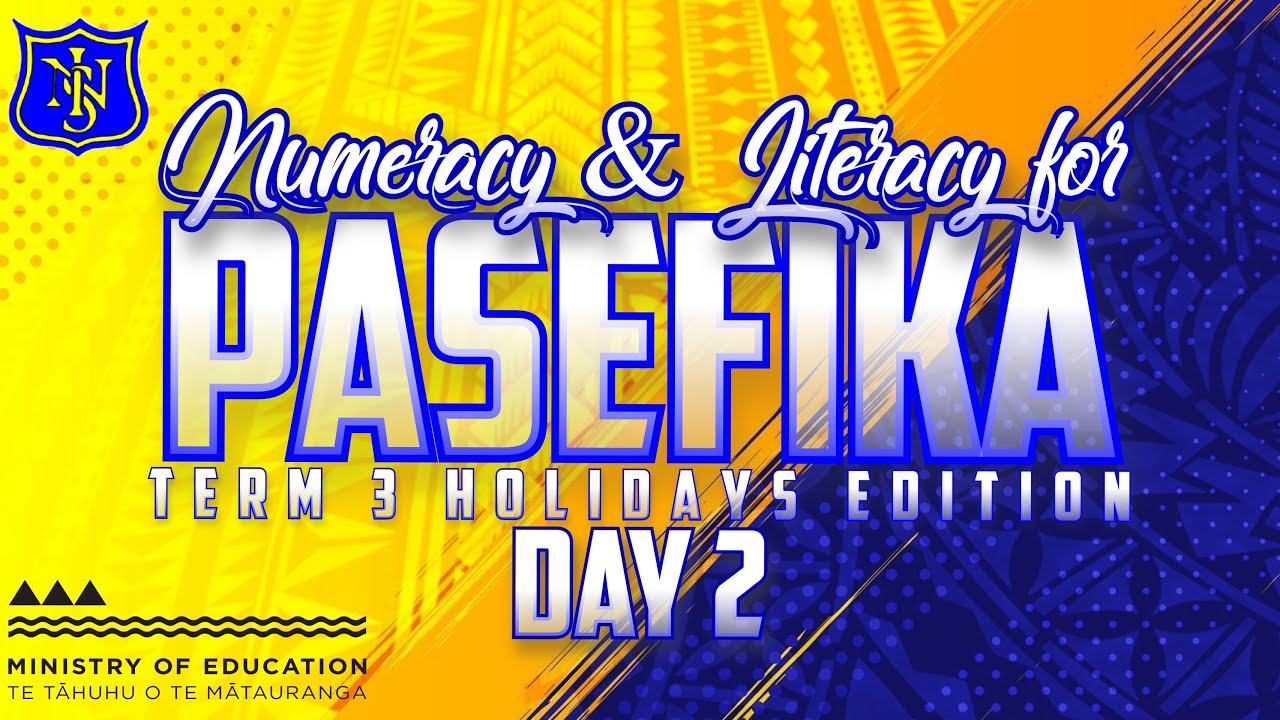 Numeracy & Literacy for Pasefika - Day 2 - YouTube