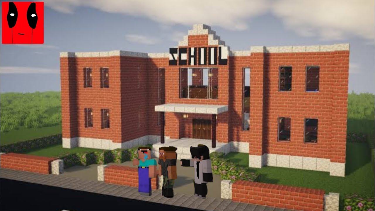 Haunted School Minecraft horror story in हिंदी - YouTube