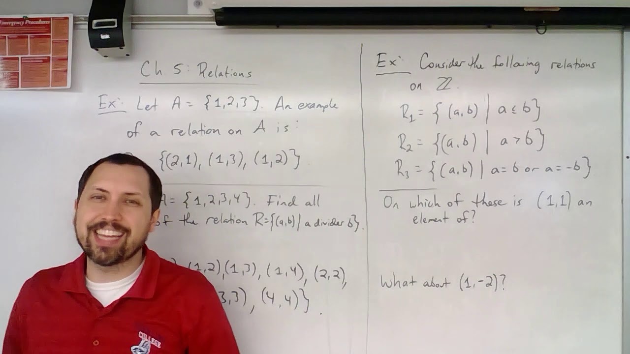 Section 5.1 (part 2) - Examples of relations - YouTube