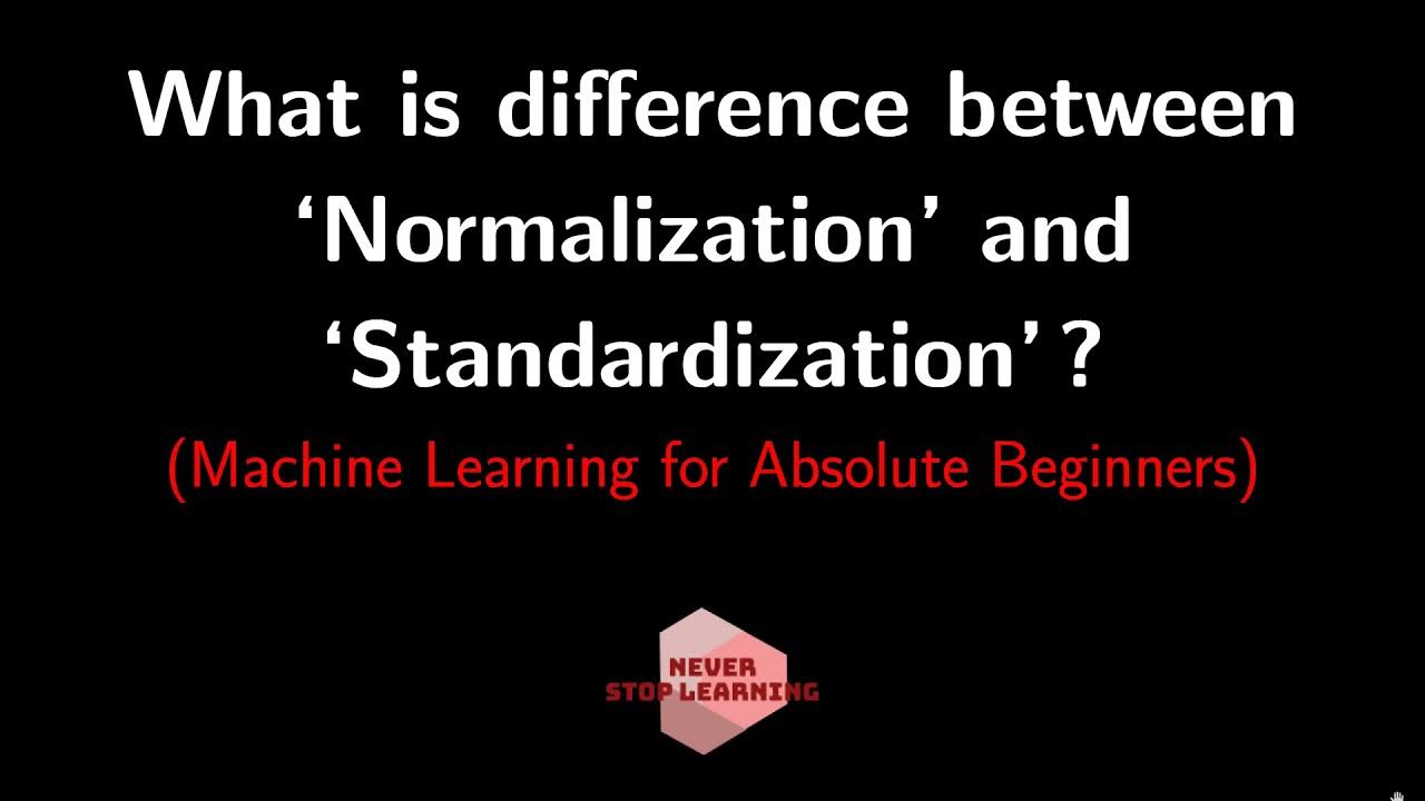 What Is The Difference Between Normalization And Standardization