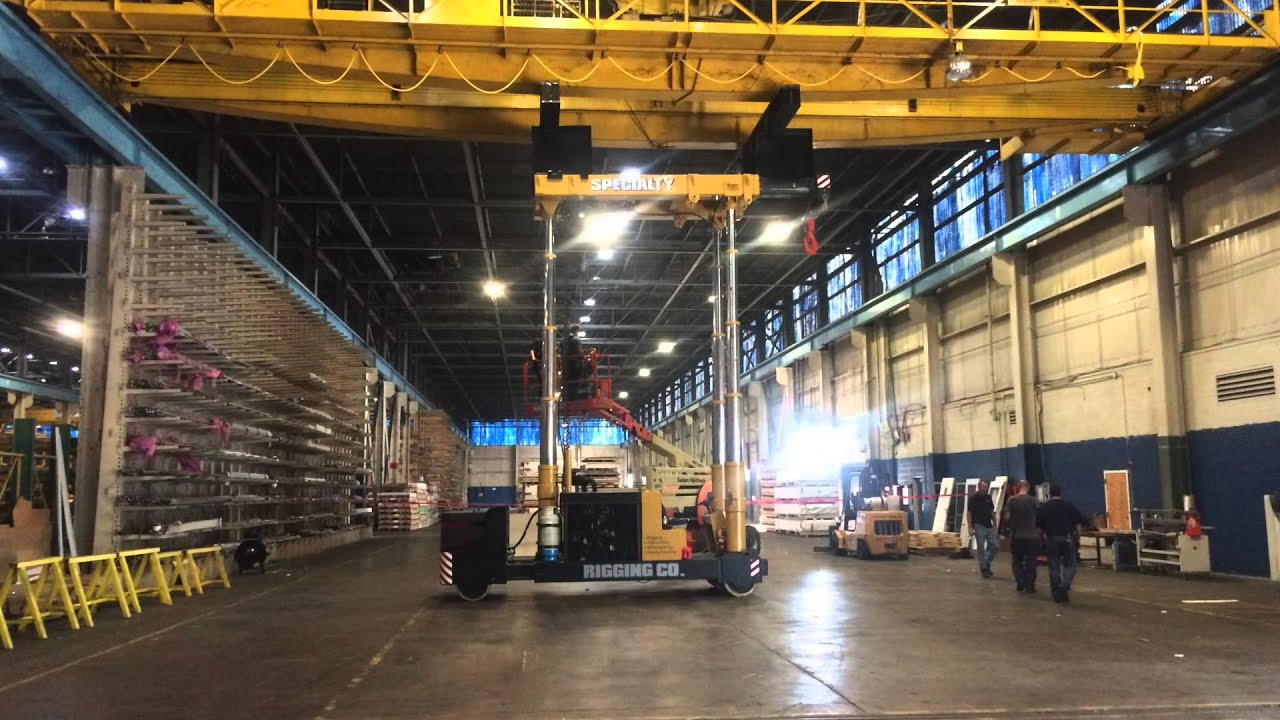 Specialty Rigging, Co. LLC using the Tri Lifter - YouTube
