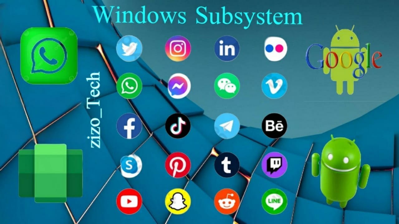 شرح طريقة تشغيل Windows Subsystem - YouTube