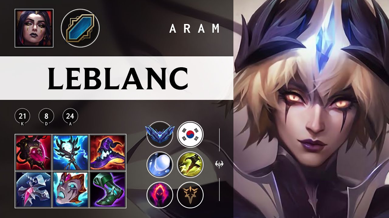 LeBlanc ARAM - KR Diamond Patch 25.22 - YouTube