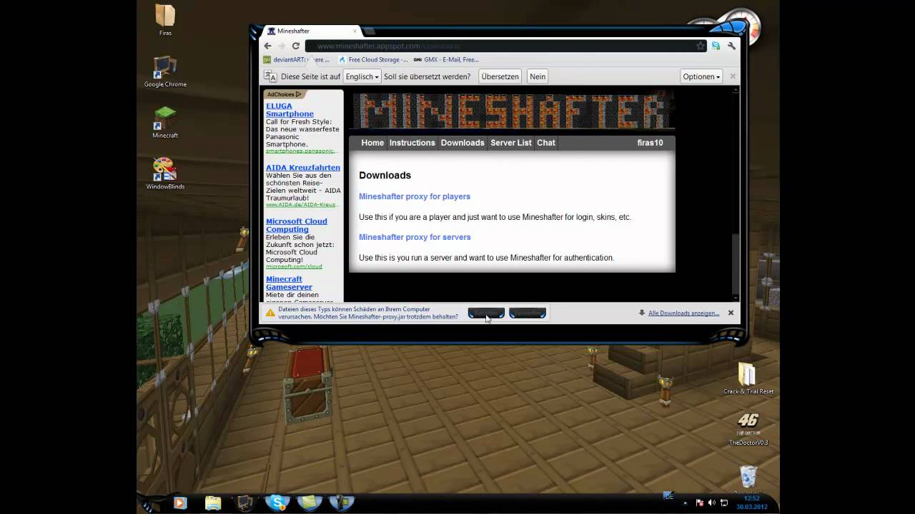 Minecraft Kostenloses Acc - YouTube