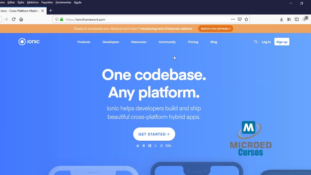 Consumindo Api Rest com o Ionic 4 - Aula 1 de 9 - Apresentacao - YouTube