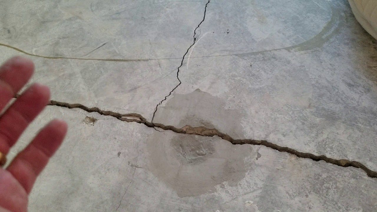 Crack Stitching, Floor Grinding, Floor Leveling, Gilbert Arizona - YouTube