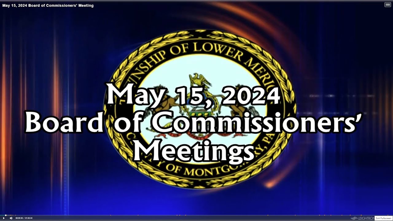 May 15, 2024 - Board of Commissioners - YouTube