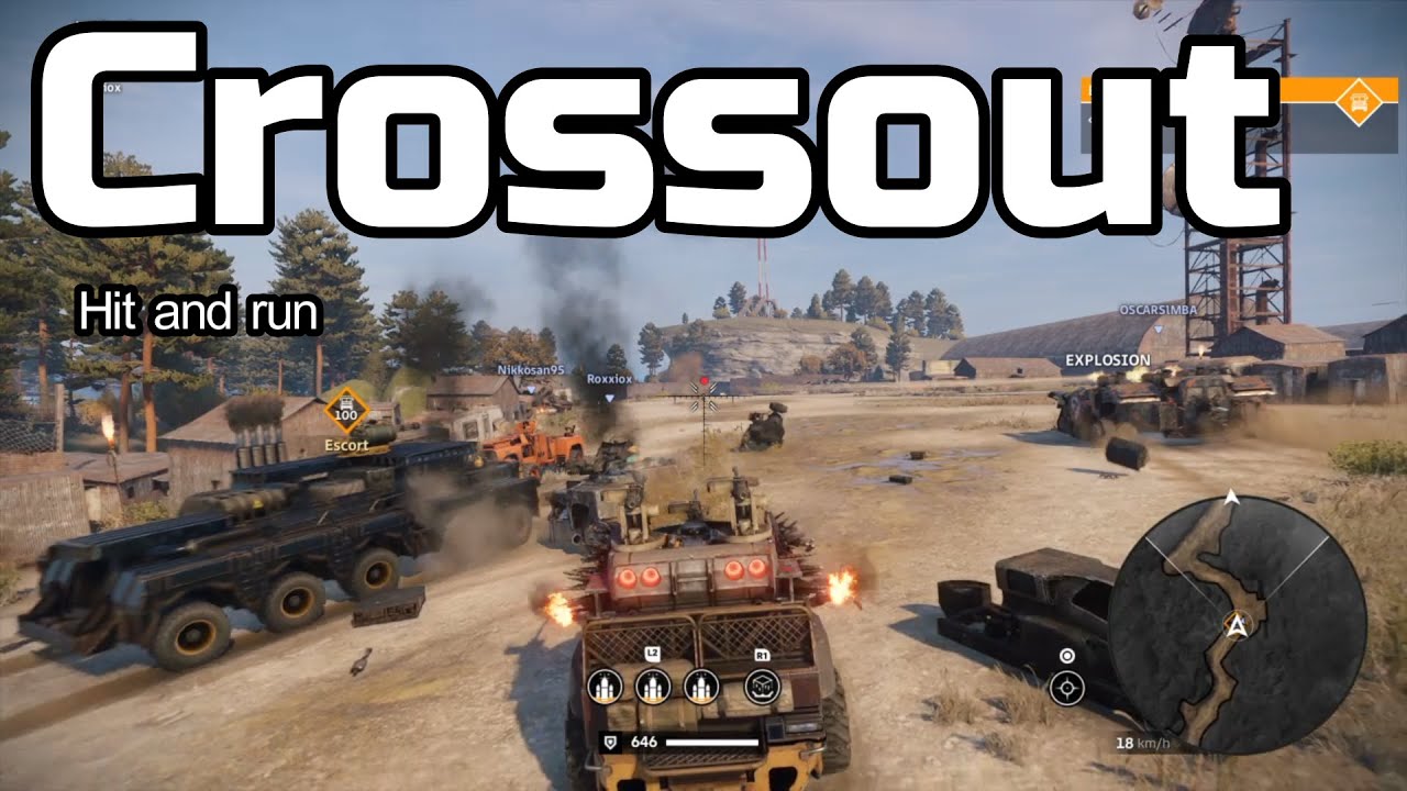Crossout | Gameplay | Hit and run | no commentary - YouTube