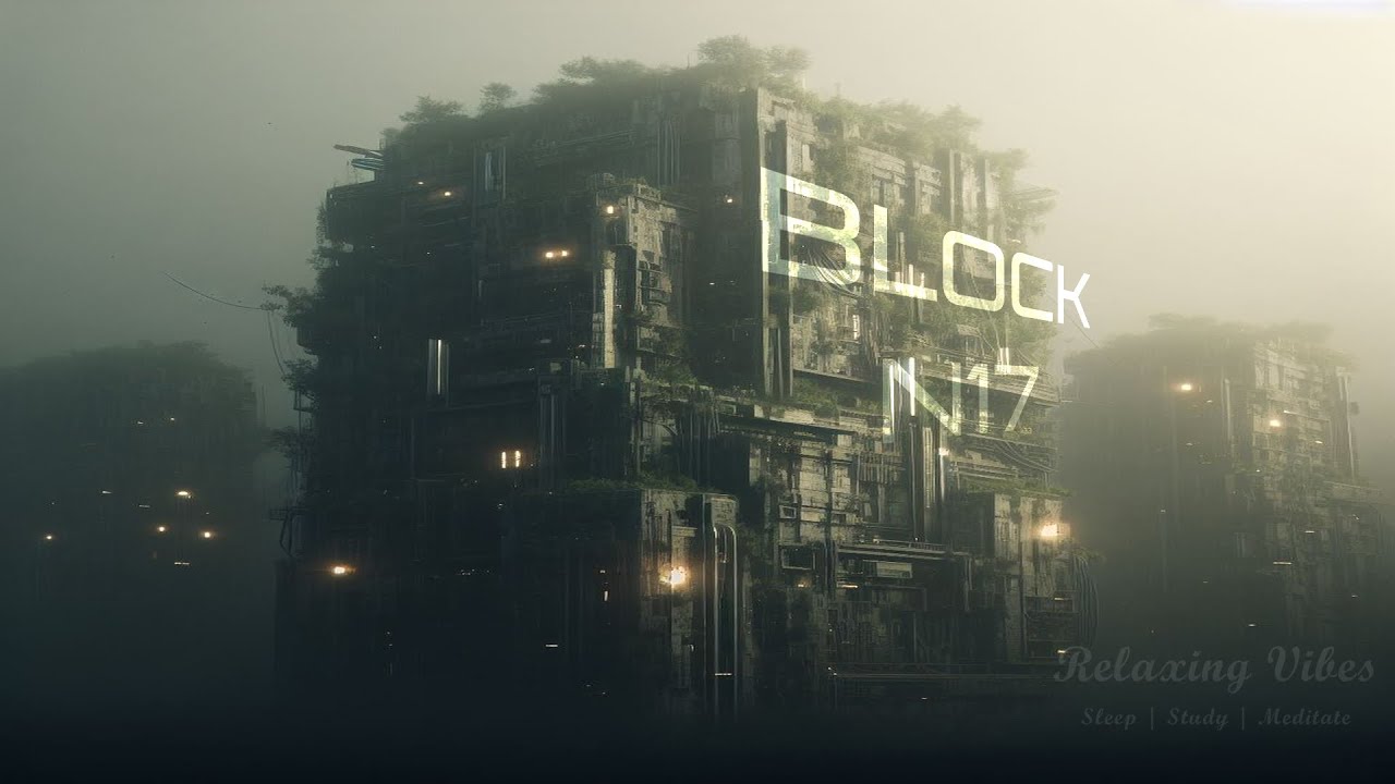 [Dystopian Ambience] Block N17 | 8 Hours of Relaxing Vibes - YouTube