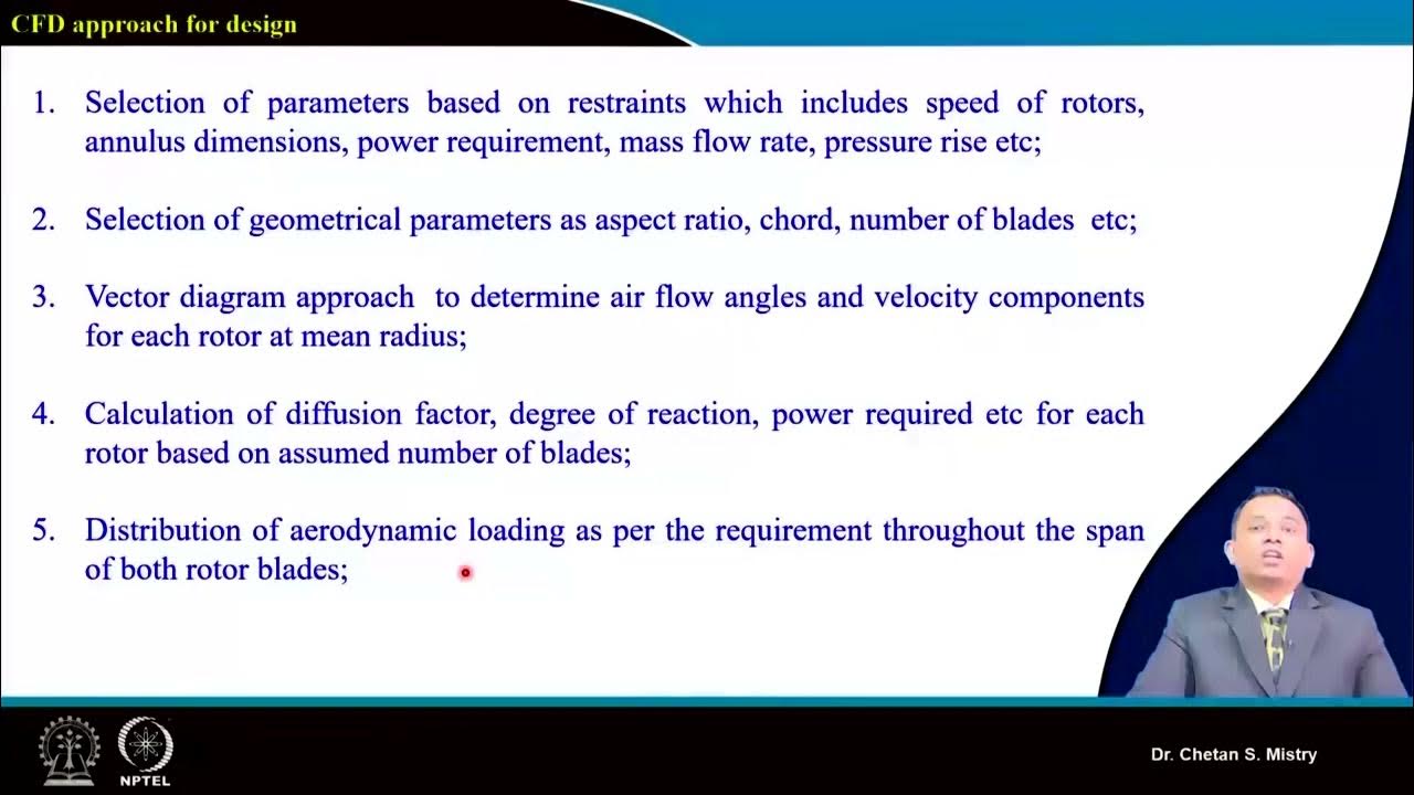 Lecture 68: CFD application to Design and Performance assessment (Contd.) - YouTube