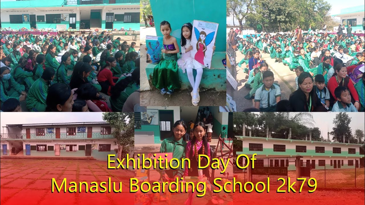 Exhibition day of manaslu boarding school 2k79 - YouTube