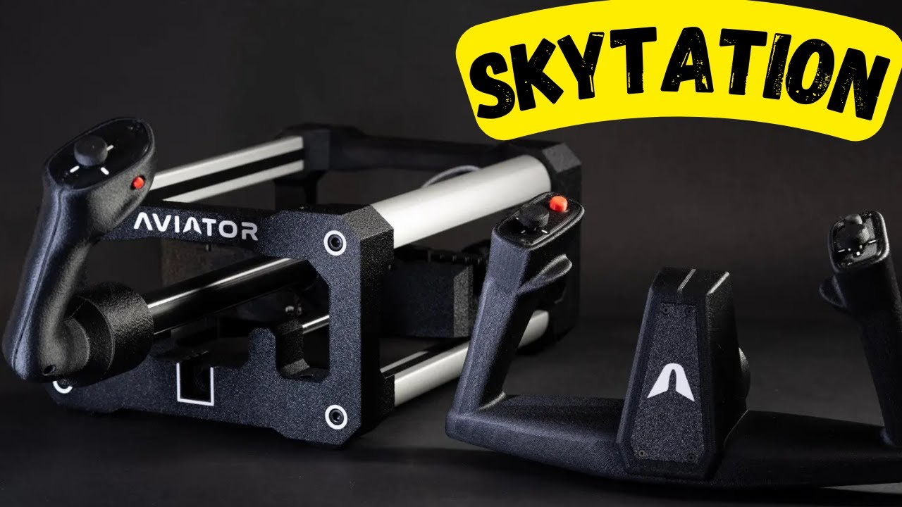 New SR22 flightsim sidestick - Skytation yoke/sidestick - YouTube