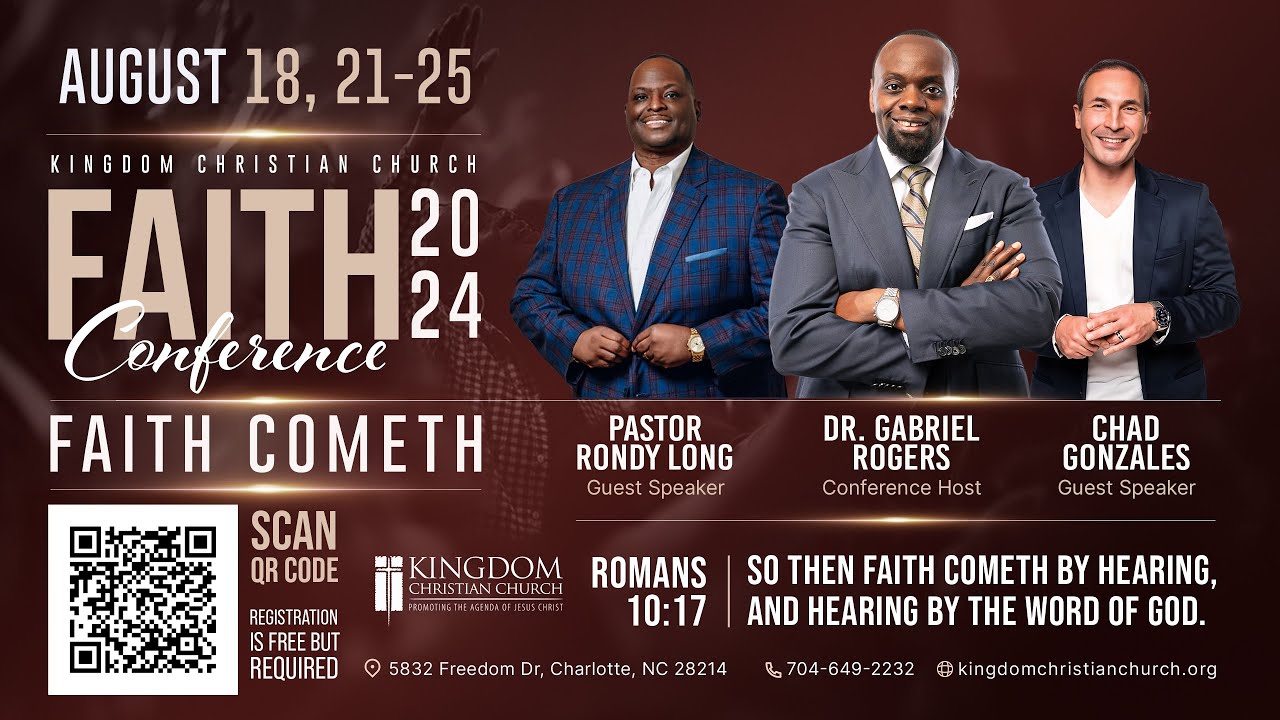 Kingdom Faith Conference 2024 | August 18, 21-25 | Register TODAY ...