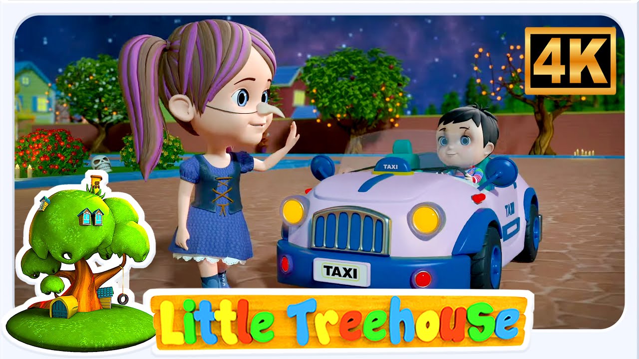 Halloween Wheels on The Taxi, Spooky Scary Rhymes and Cartoons Videos ...