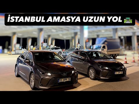 2 TANE CORALLA ALAMAYA GİTTİK AMASYA İSTANBUL UZUN YOL VLOG