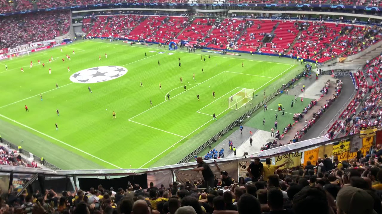 AEK fans Amsterdam ArenA 19/9/18 - YouTube