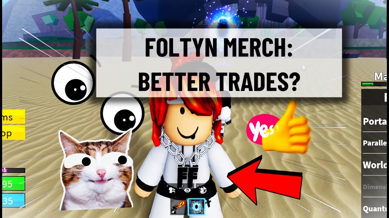 Trading in BL Fruits with Exclusive Foltyn Gear! | Roblox Adventure ...