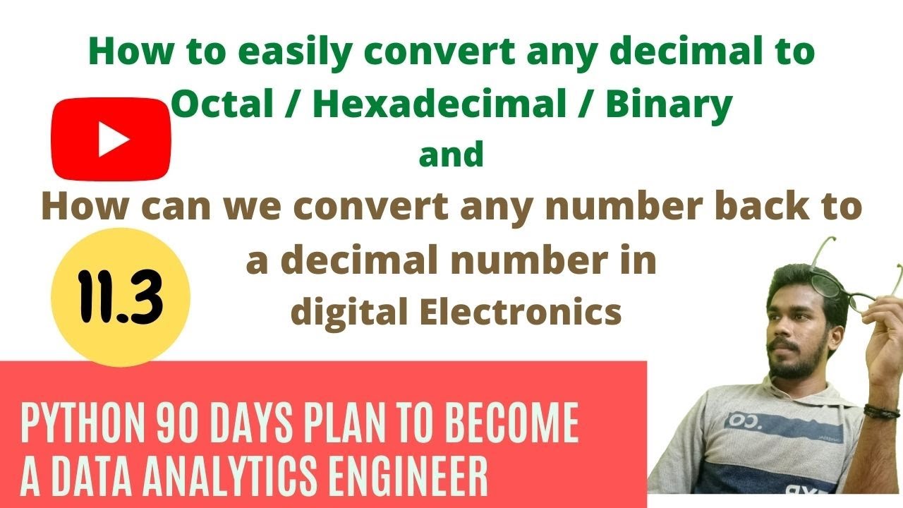 Digital number system Shortcuts || How to convert decimal number to ...