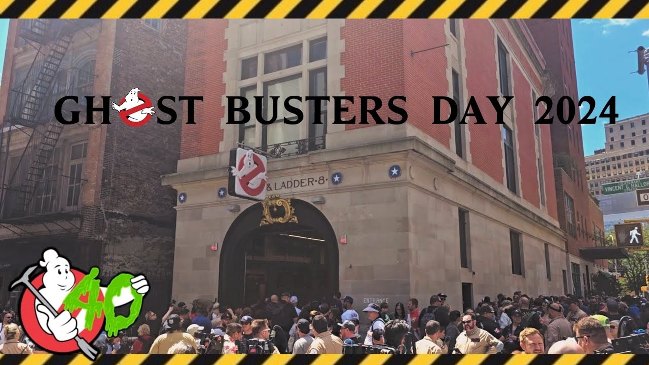 The Ghostbusters Day 2024 NYC Experience (40th Anniversary) - YouTube