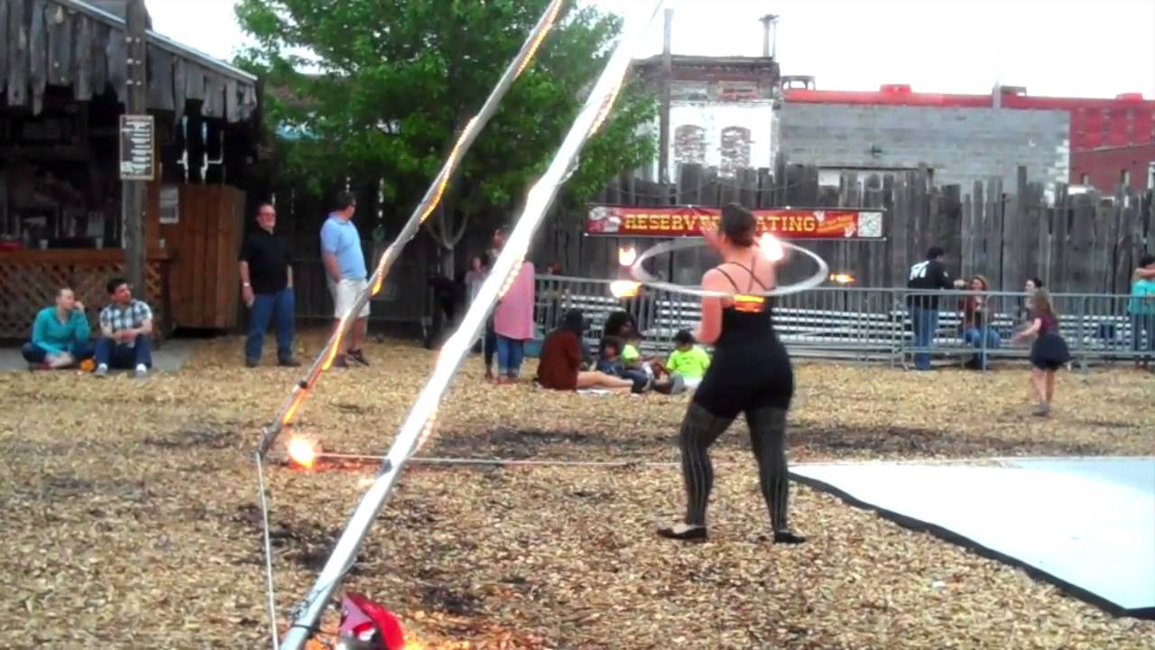 Moondrop Circus Fire Hooping - YouTube