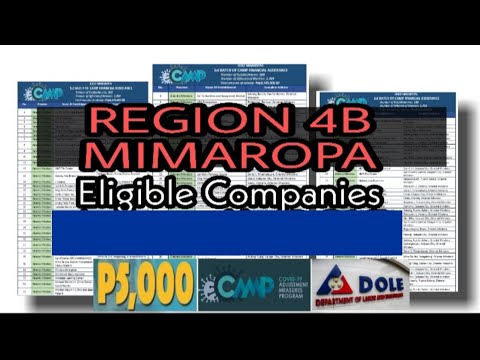 REGION 4B (MIMAROPA) Eligible Companies