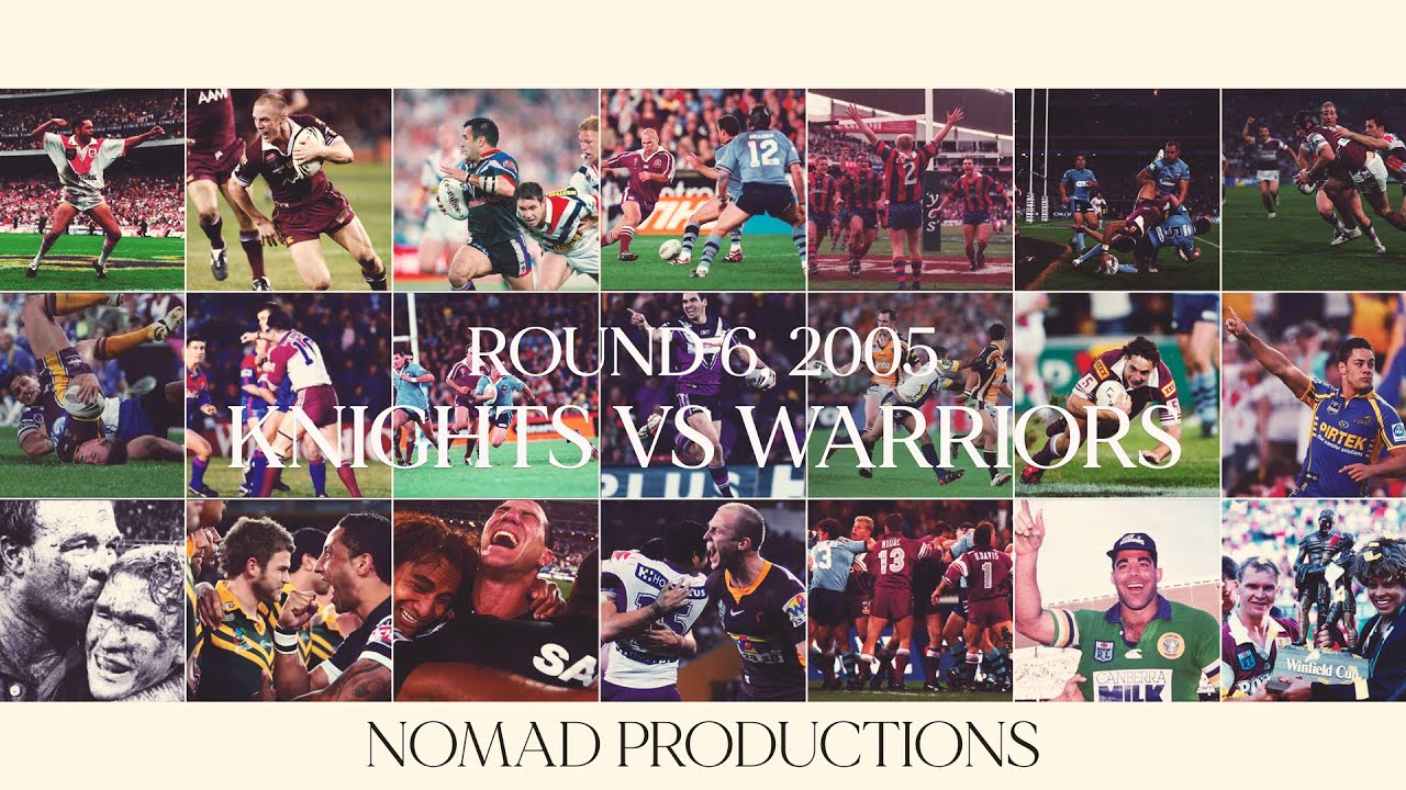 NRL Round 6, 2005 - Newcastle Knights vs New Zealand Warriors - YouTube