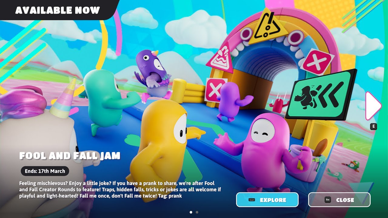 FALL GUYS - NEW MODE MAP - FOOL AND FALL JAM - GAMEPLAY PART 455 [ PC ...