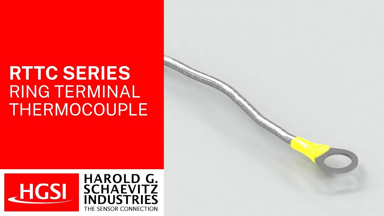 RTTC Series Ring Terminal Thermocouple Sensor Overview - YouTube
