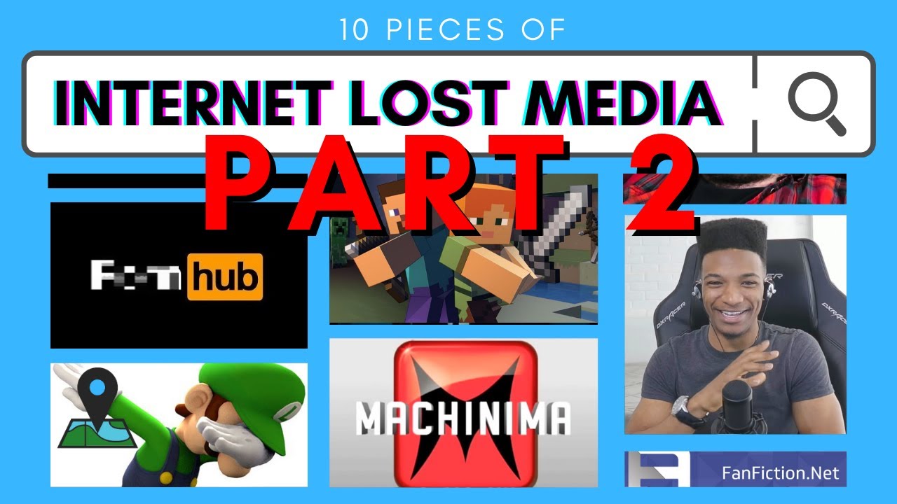 10 Pieces of Internet Lost Media Part 2 - YouTube