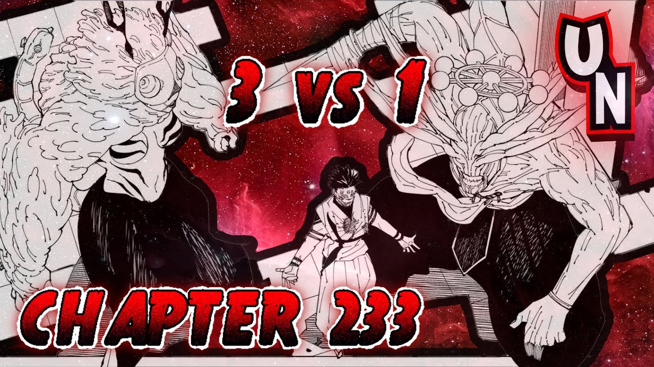 GOJO GETTING JUMPED 3vs1|Jujutsu Kaisen Manga CHAPTER 233| REACTION ...
