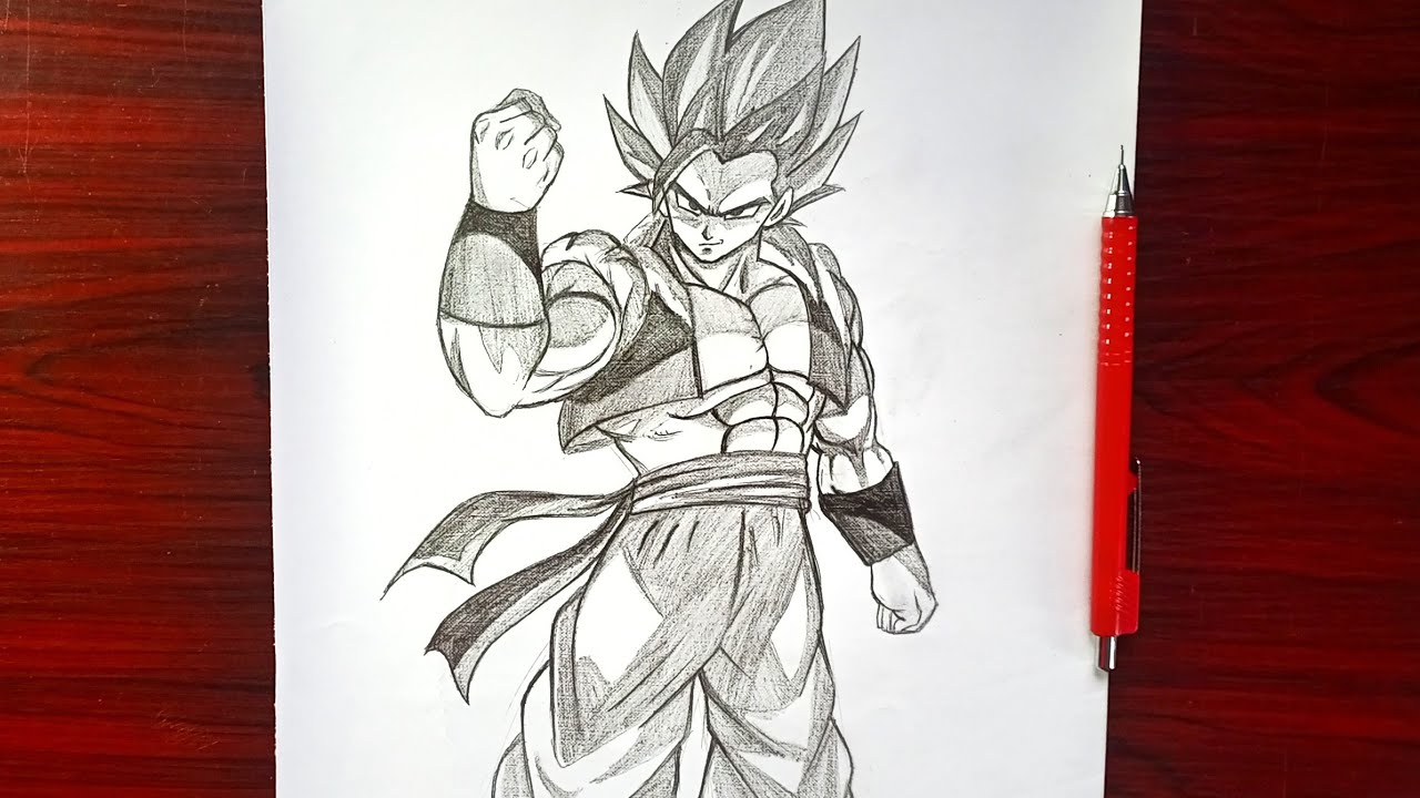 How to Draw Gogeta [full body] | easy step by step Drawing tutorial ...