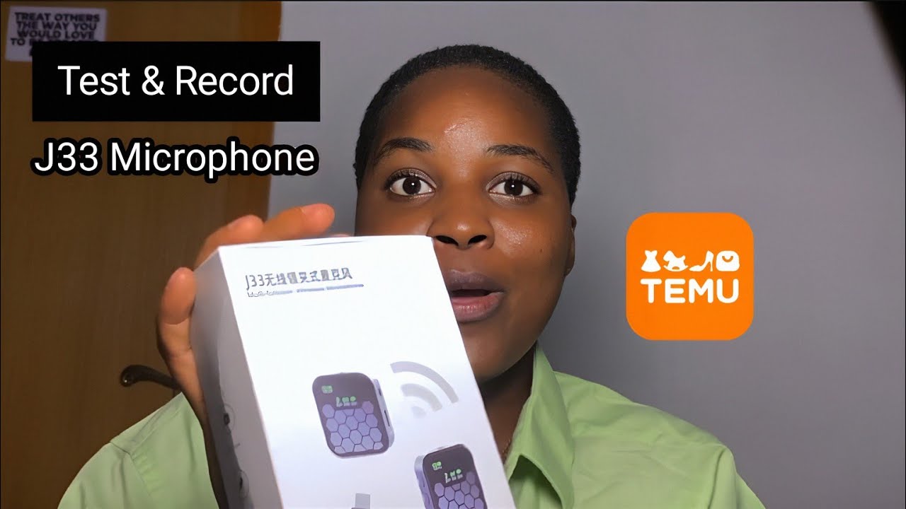 TEMU wireless Mic Order Honest Review - J33 Multi-function Wireless ...