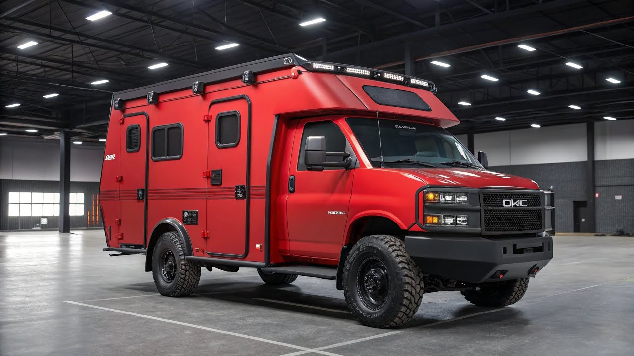 2026 GMC Savanna Armored Camper Van – Luxury RV Meets Military-Grade ...