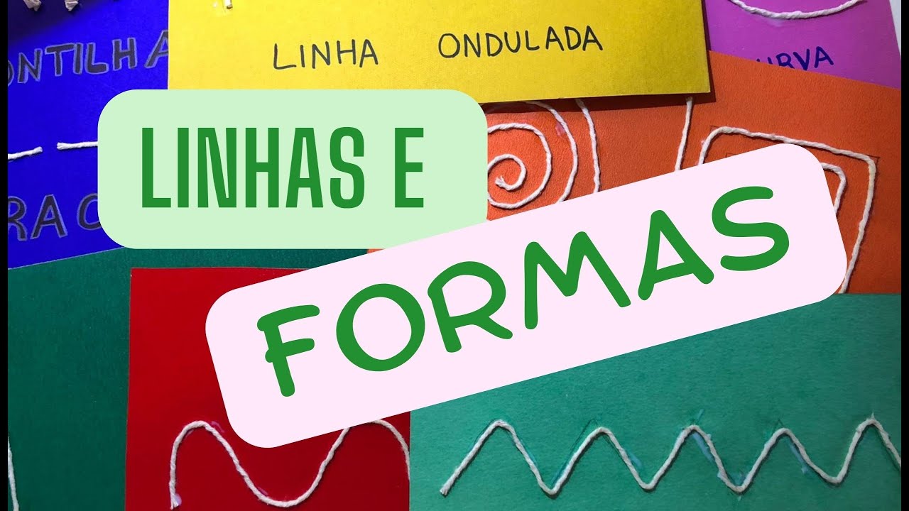 ELEMENTOS QUE COMPÕEM UMA OBRA VISUAL I linhas e formas - YouTube