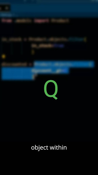 Use Q Objects in Django Queries for Advanced Filtering! - YouTube