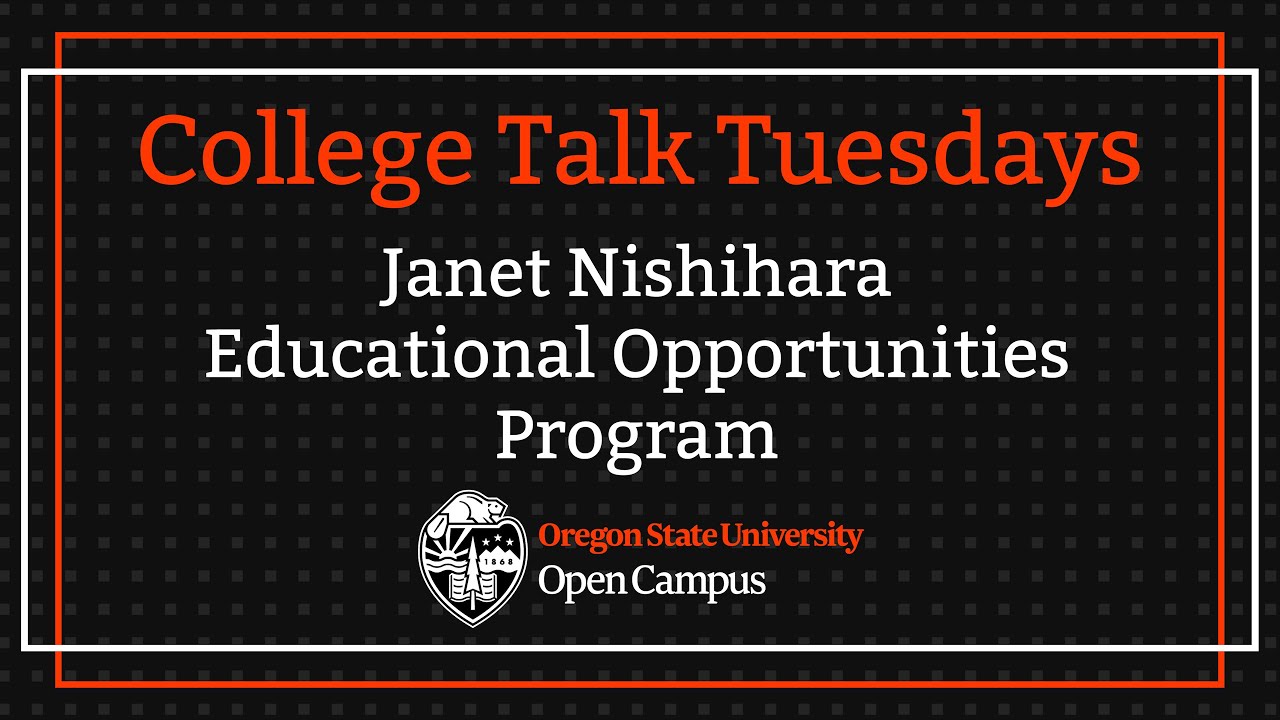 CTT 14 - Janet Nishihara Educational Opportunities Program - YouTube