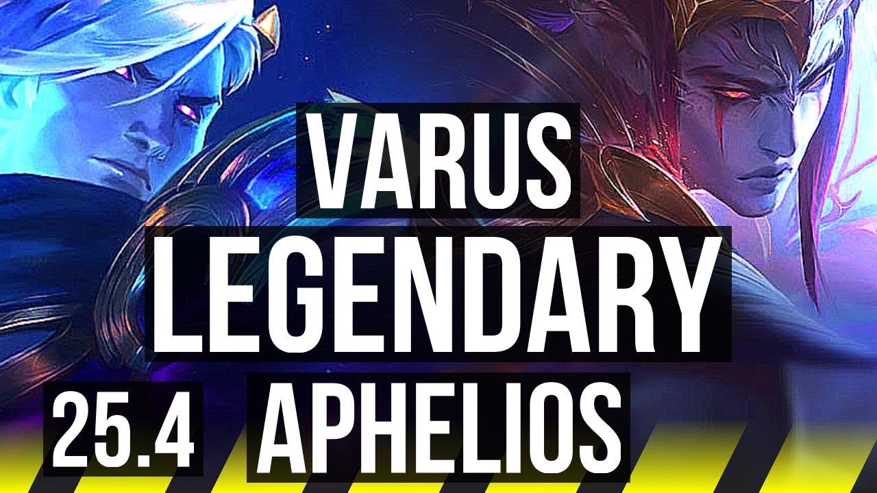 VARUS & Thresh vs APHELIOS & Nautilus (ADC) | 19/2/14, Legendary, 45k DMG | EUW Grandmaster | 25 ...