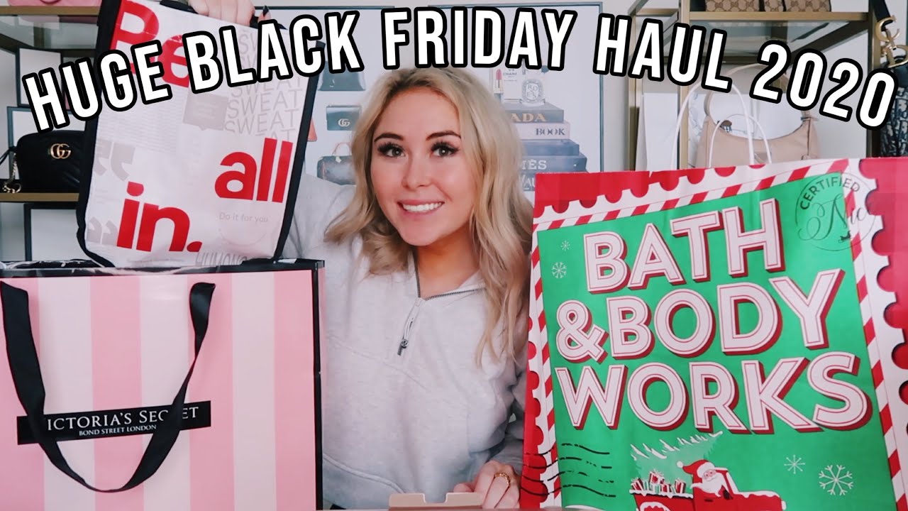 HUGE BLACK FRIDAY HAUL 2020! || Lululemon, Bath & Bodyworks, Victoria's ...