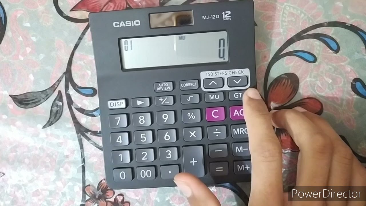 CASIO MJ 12D How To Turn Off Calculator Tricks Mr CA 