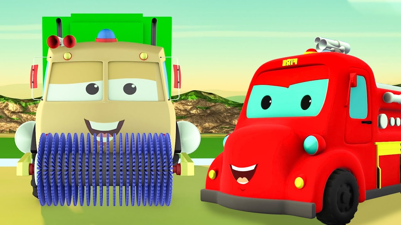 Super Hero vehicle Cartoon Video & Baby Songs for Children - YouTube