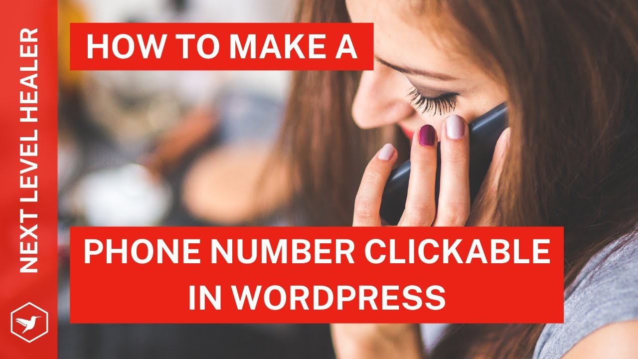 How To Make A Phone Number Clickable In WordPress YouTube How To Make A Phone Number Clickable In WordPress YouTube