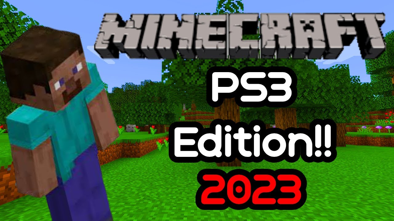 MINECRAFT PS3 IN 2023 IS AWESOME!! - YouTube