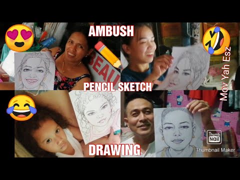 AMBUSH PENCIL SKETCH PORTRAIT DRAWING ️😂🤣😅😍 - YouTube