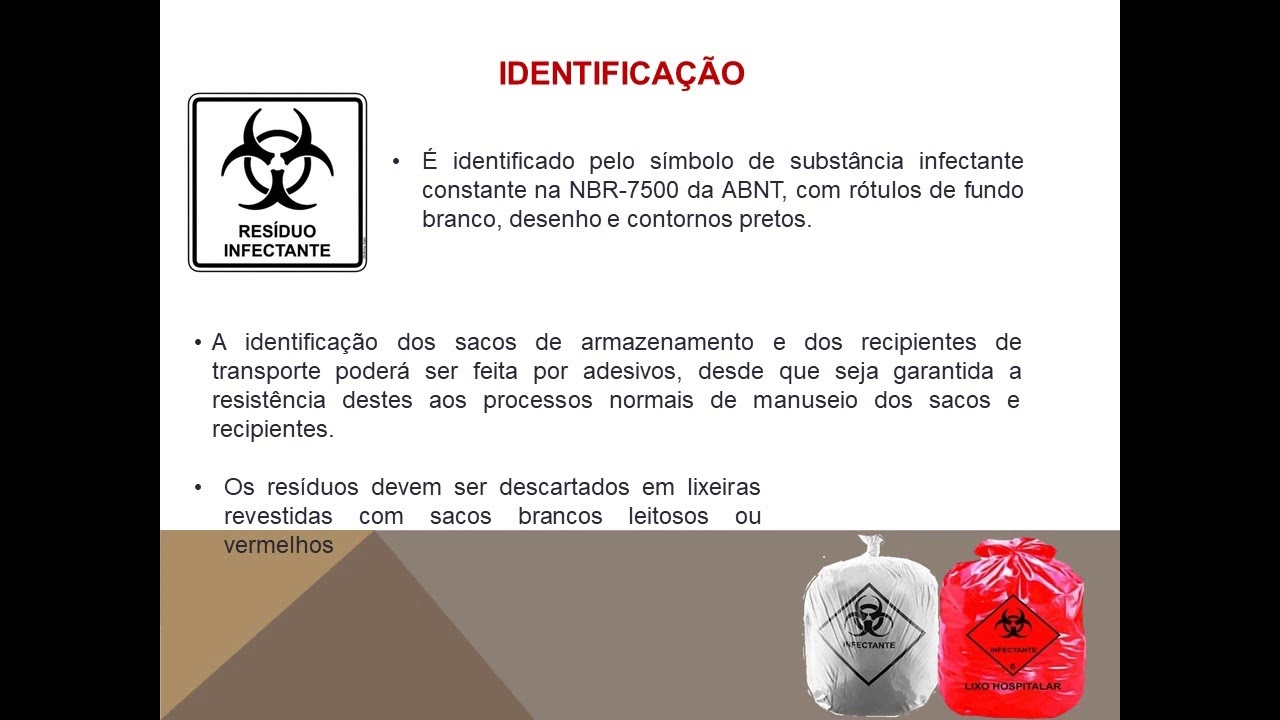 Resíduos Sólidos de Saúde - Lixo Infectante Grupo A3 - YouTube