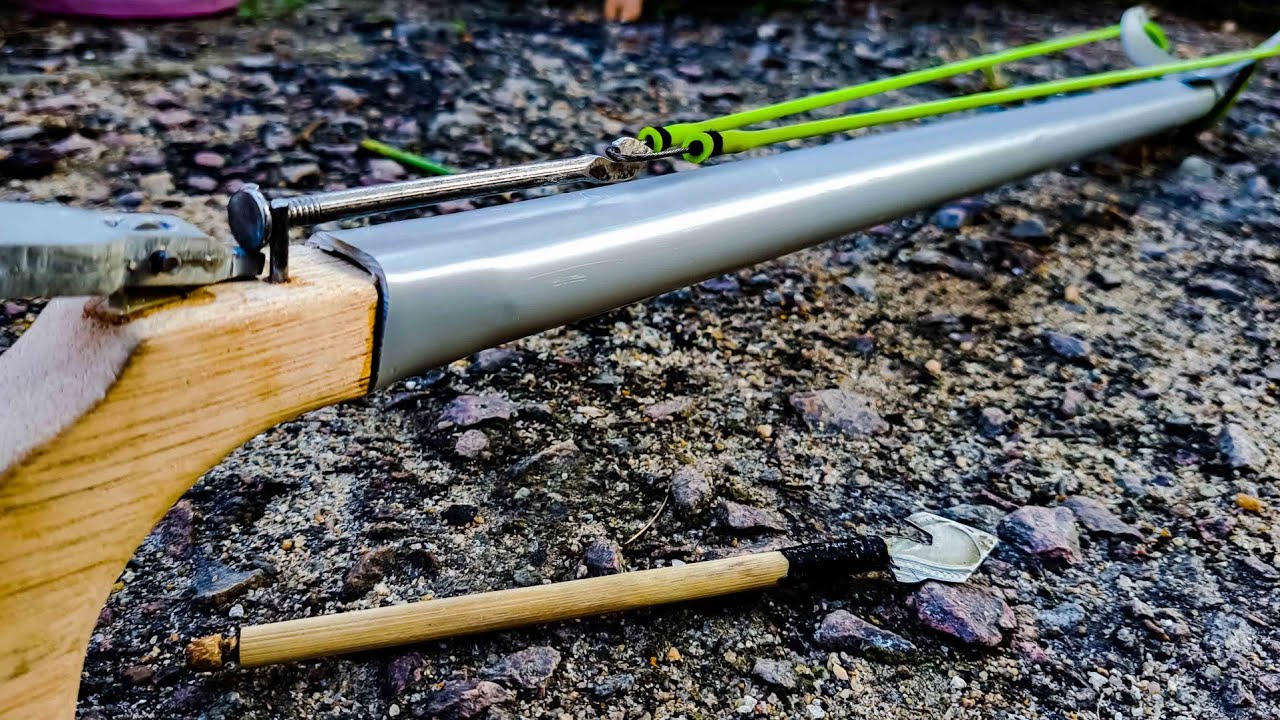 How to make nail slingshot using PVC - Creative DIY at home - YouTube